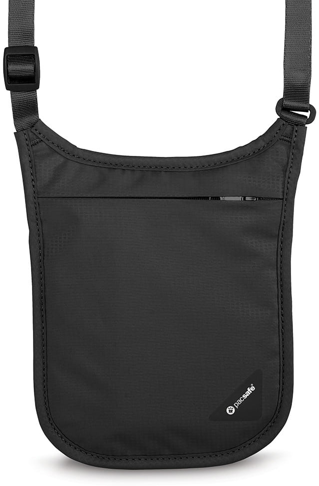 Pacsafe Coversafe V75 Neck Pouch Money/document holder one size black ...