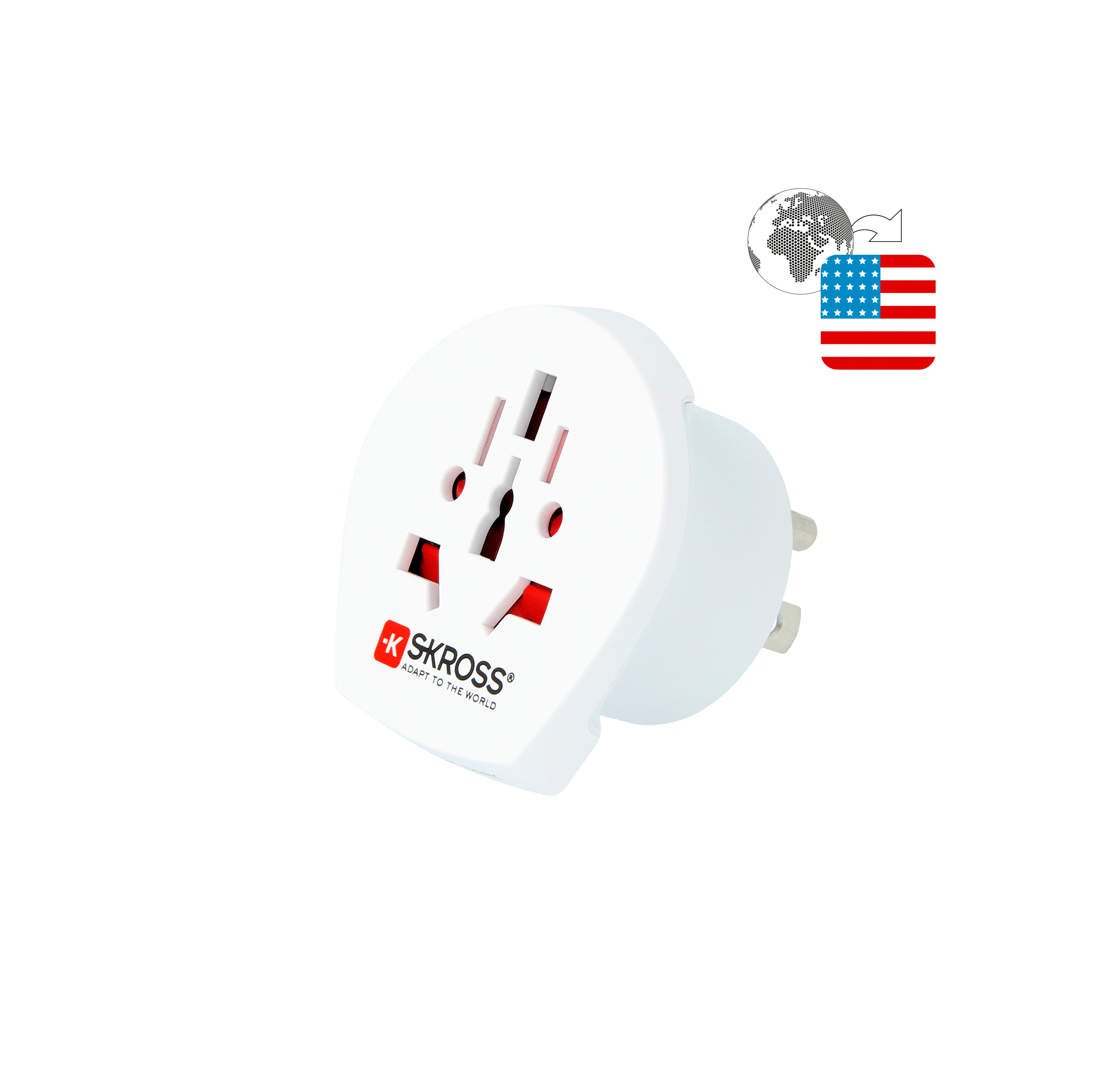 Skross Country Adapter World to USA Travel adapters - Transa.ch