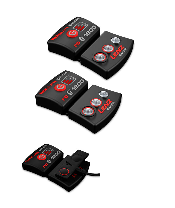 Lenz Lithium Pack rcB 1800 Battery one size black - Transa.ch