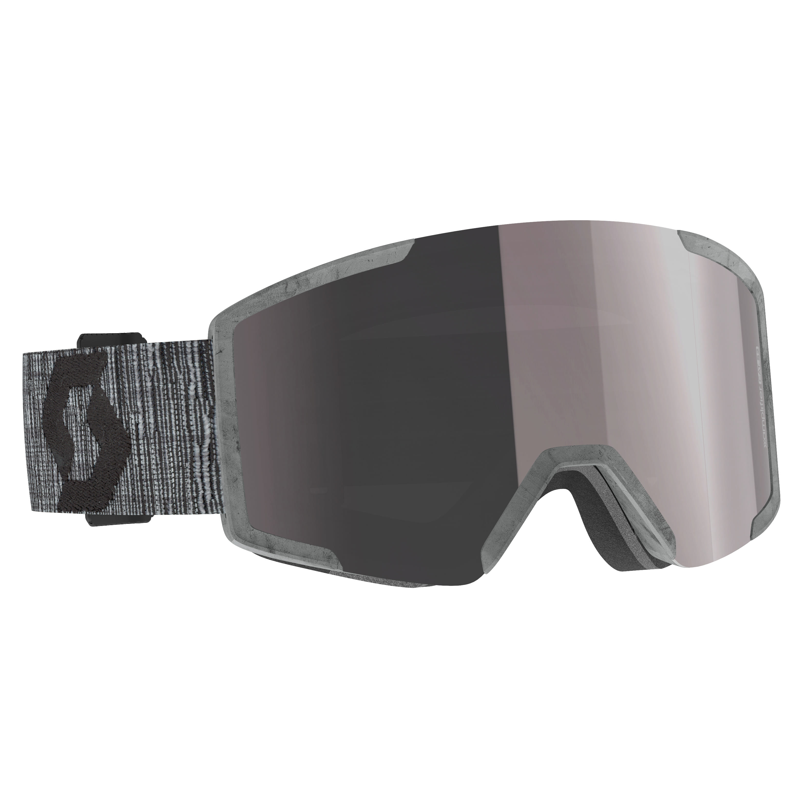 SCOTT Goggle Shield Recycled, enh silver chro Ski glasses raw grey one ...