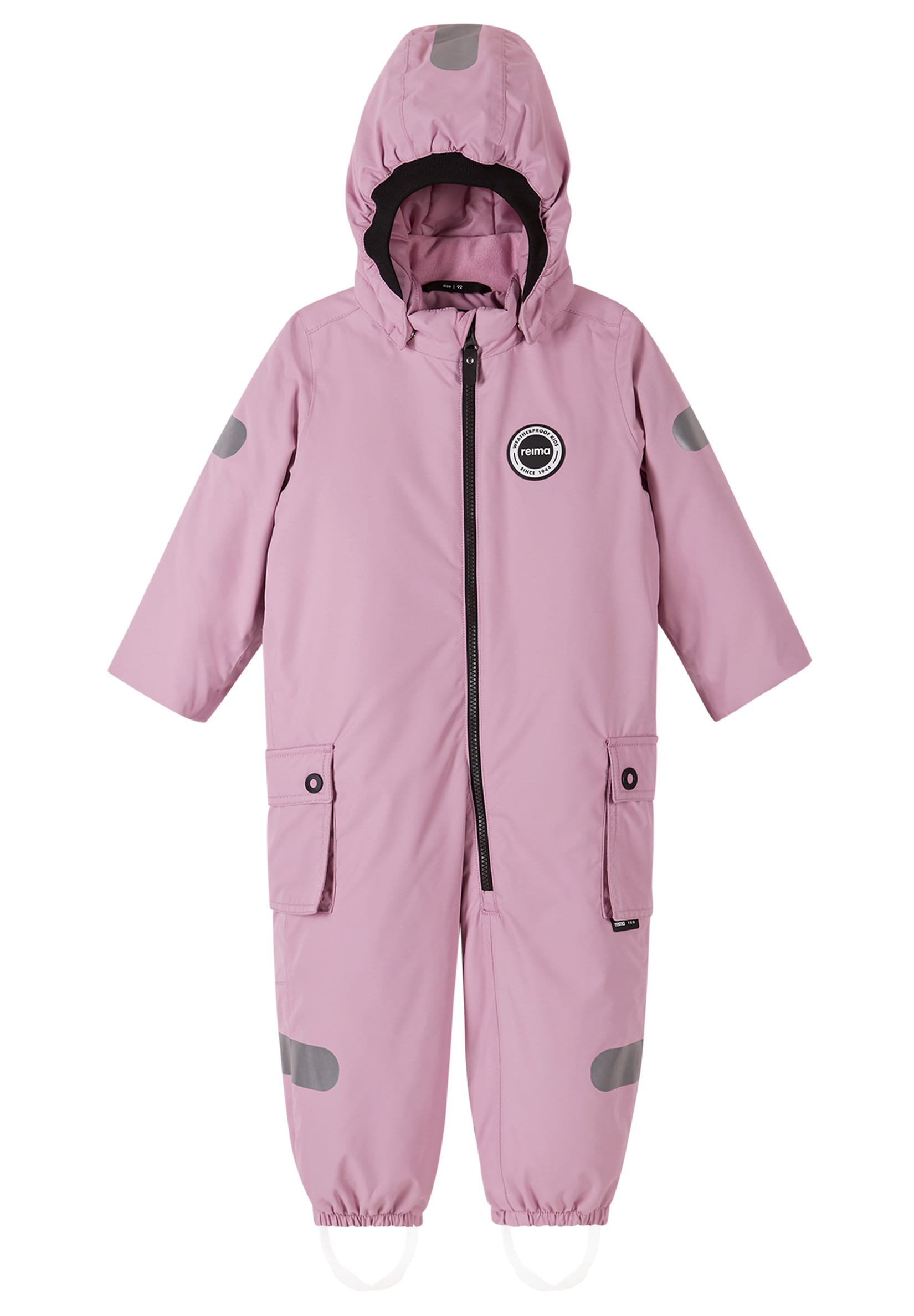 Reima Marte Winter overall grey pink 74 Kids - Transa.ch