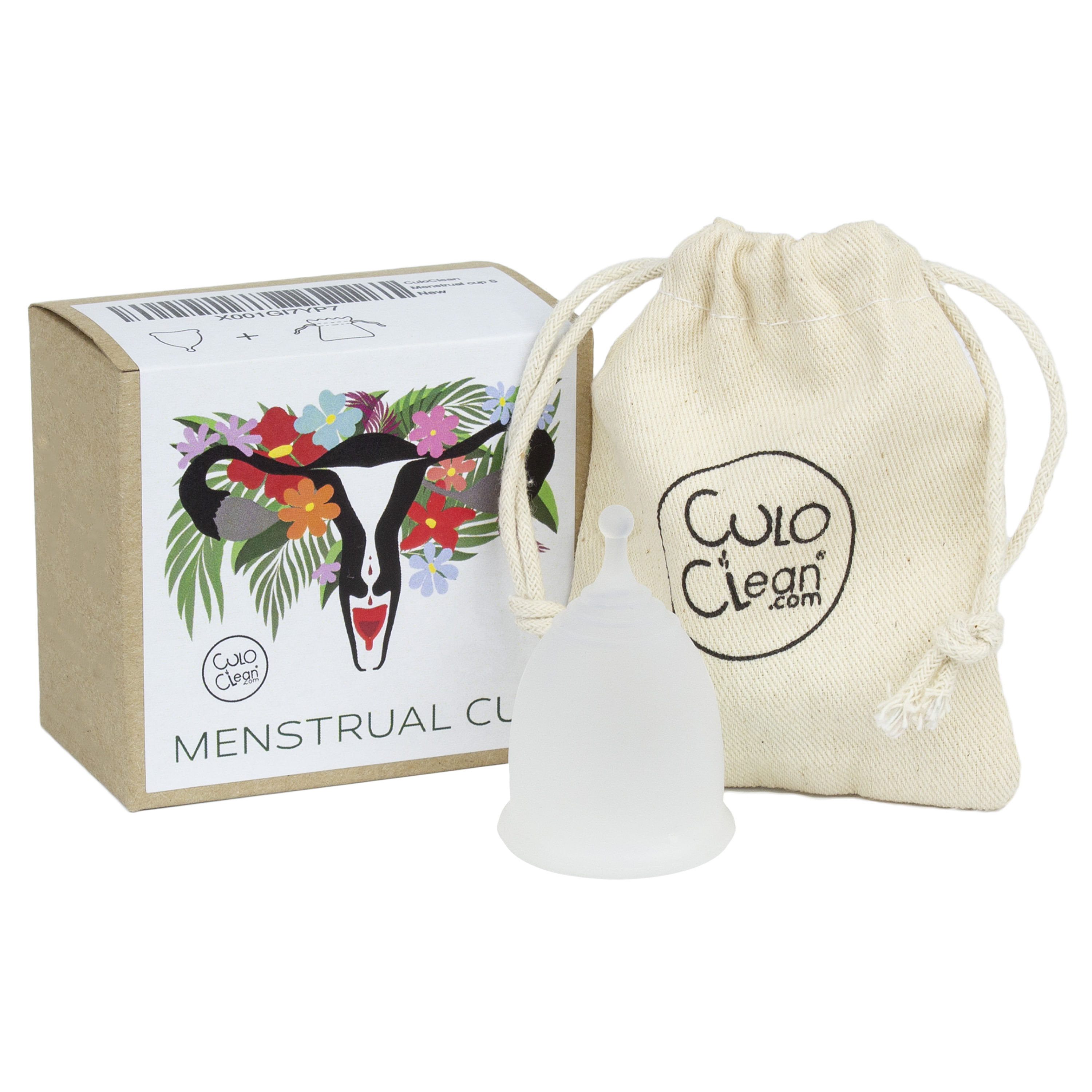 CuloClean Menstruations Becher Hygieneartikel transparent L - Transa.ch