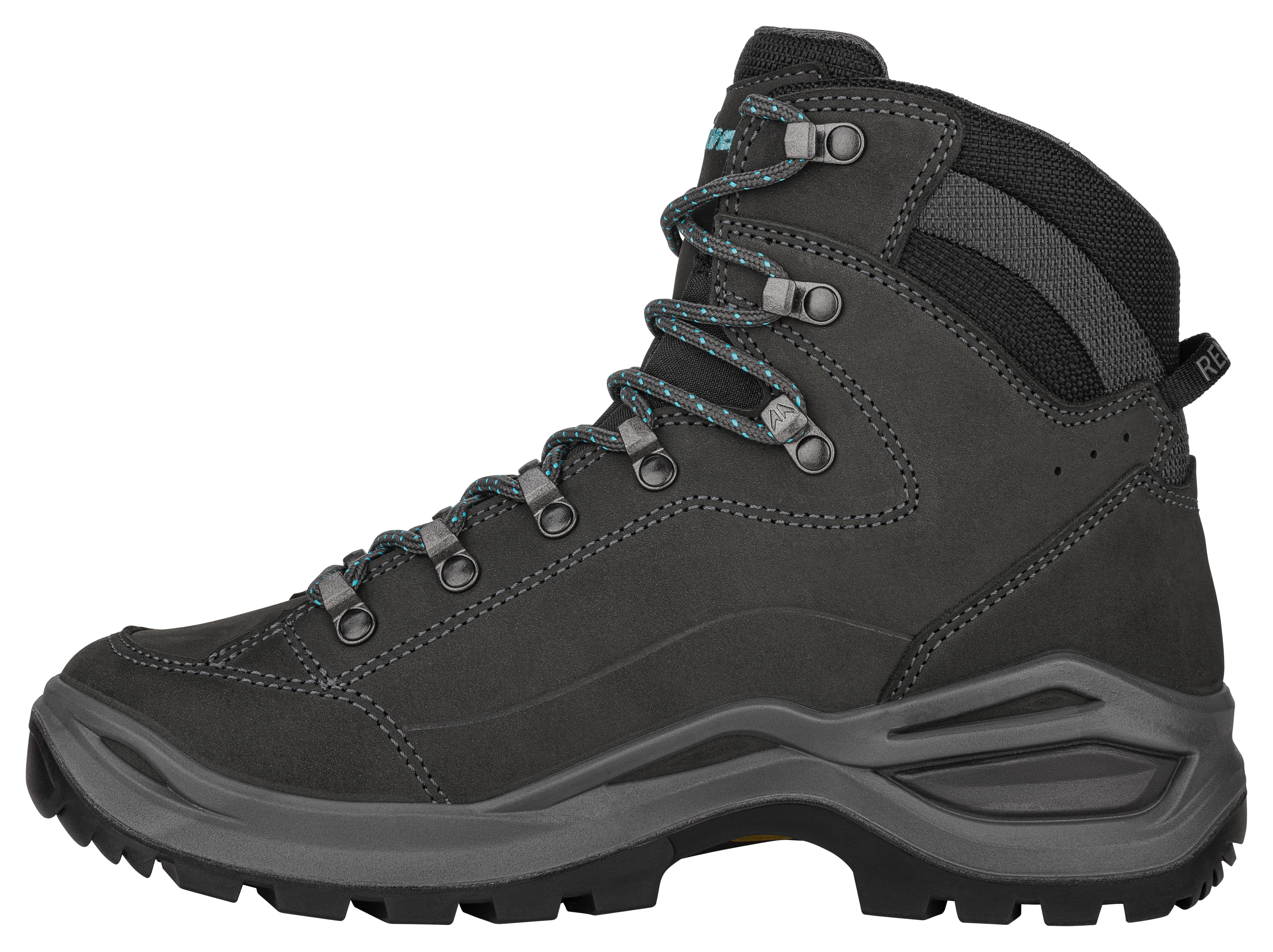 Lowa Renegade Evo GTX MID Ws Chaussures de randonnée asphalt/türkis 6.0 ...