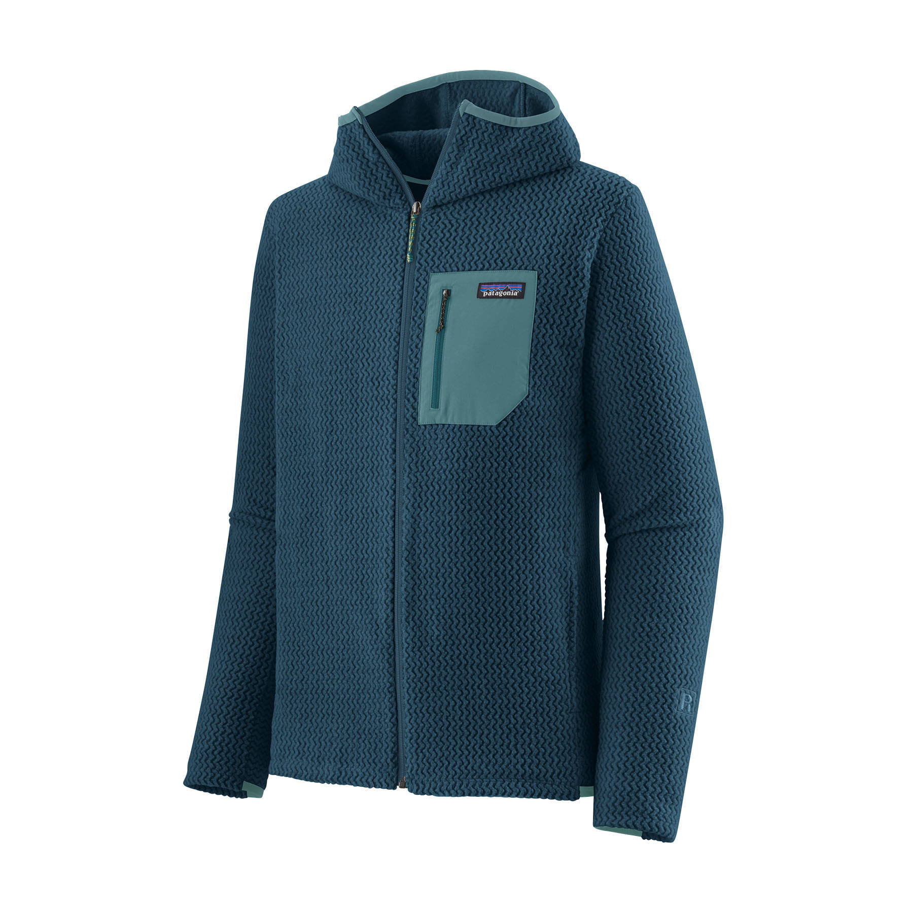 Patagonia M's R1 Air Full-Zip Hoody Fleecejacke tidal teal XL - Transa.ch