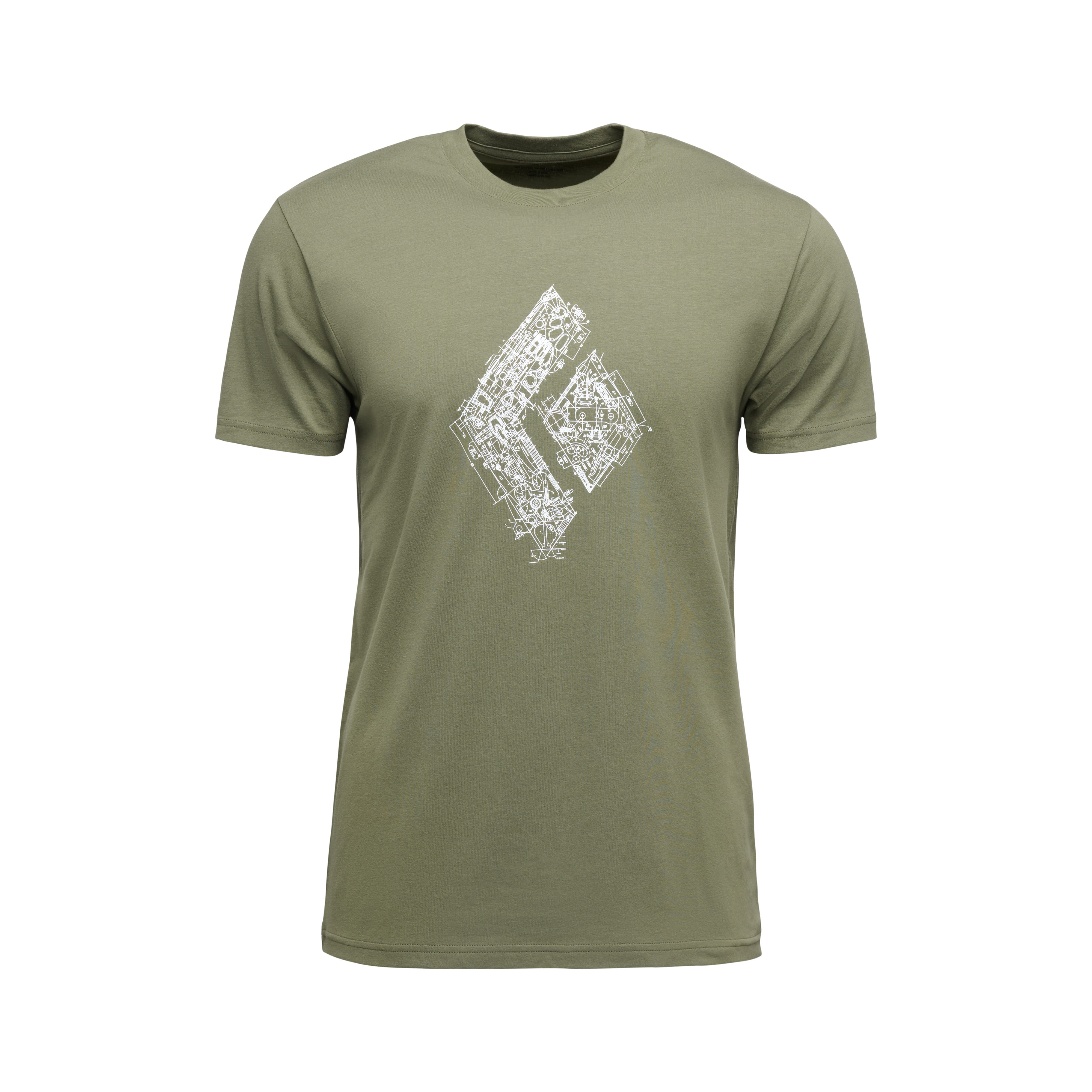 Black Diamond M Engineered Diamond SS Tee T-Shirt tundra L - Transa.ch
