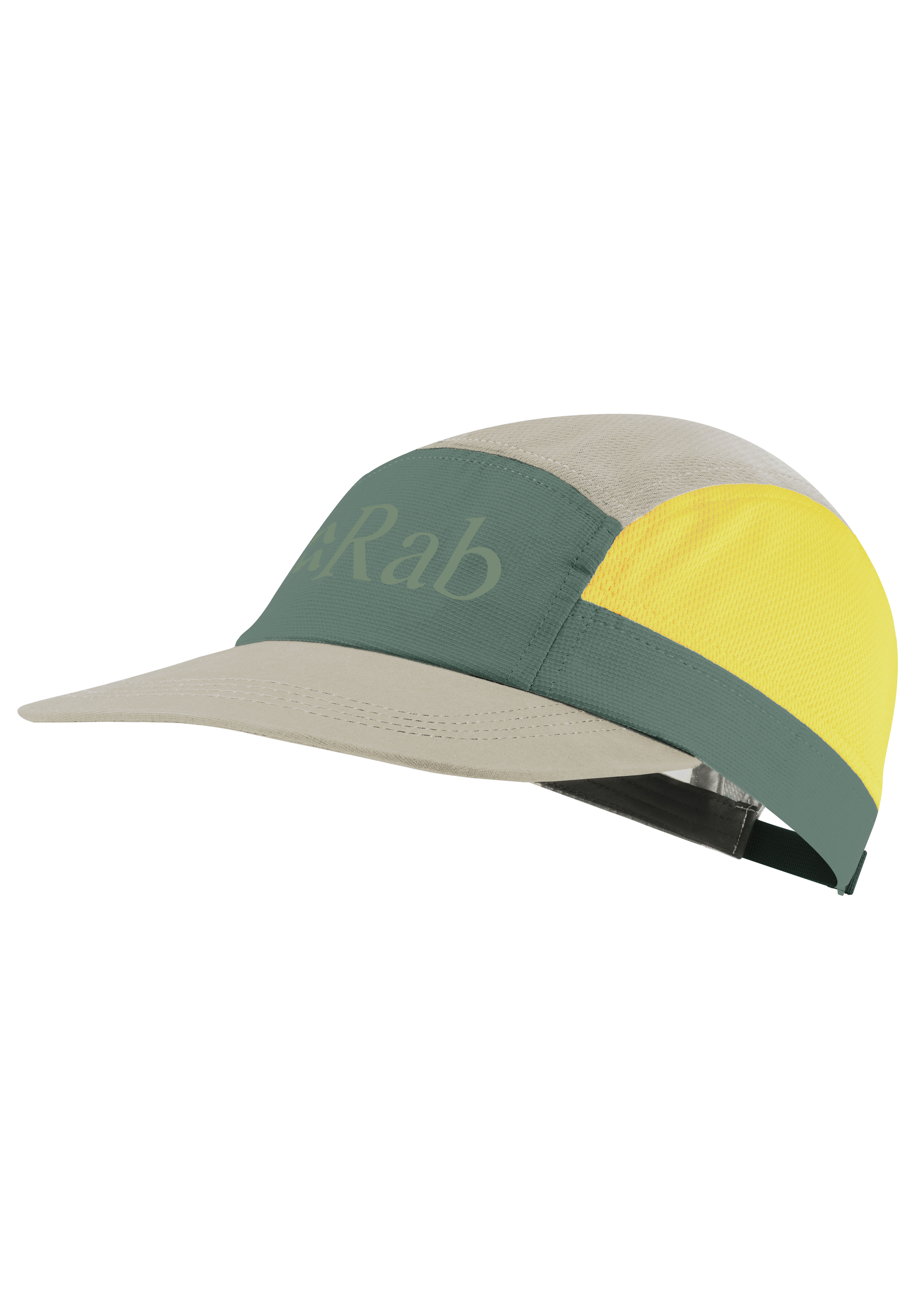 Rab Momentum 5 Panel Cap Cap sage/pebble/pollen one size - Transa.ch