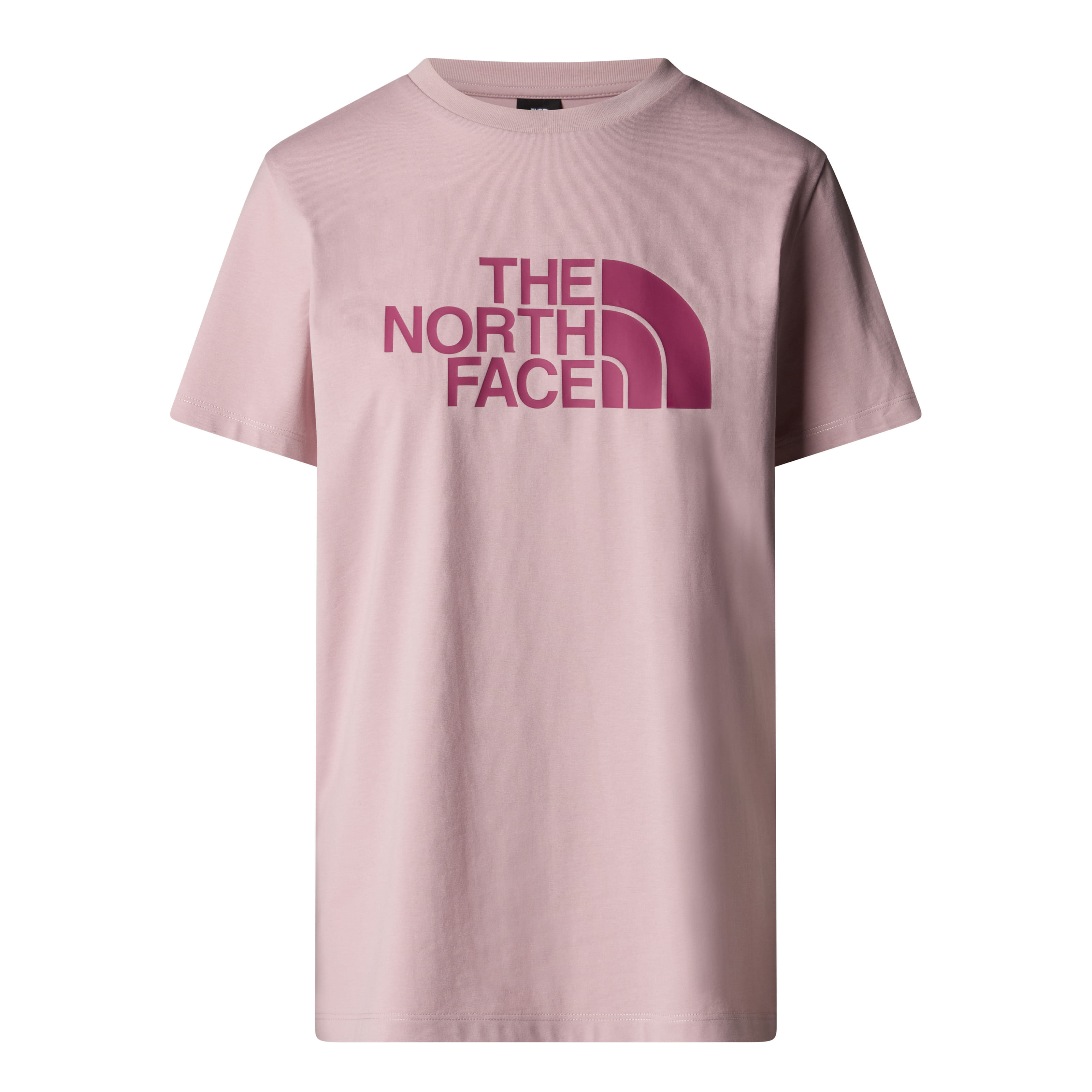 The North Face W S/S Relaxed Easy Tee T-Shirt metal pink/cyber berry XS ...