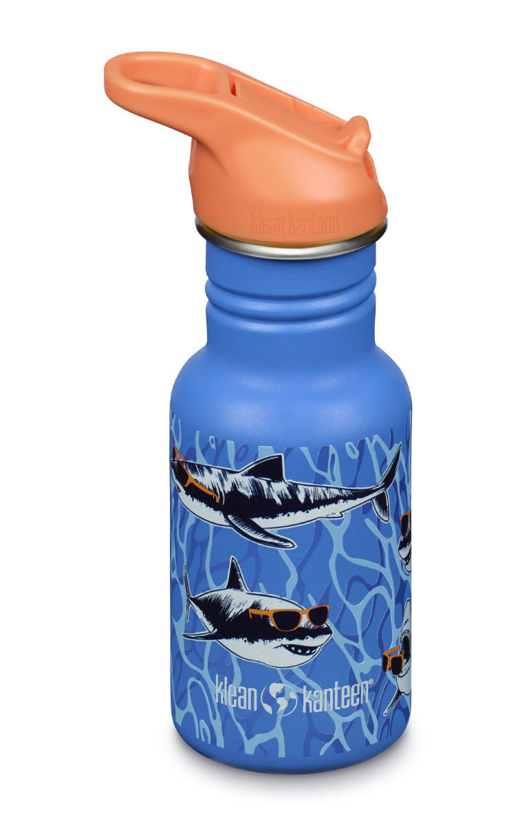 Klean Kanteen 355ml Kid Classic Flip Sport Cap Kids' bottle sharks in ...