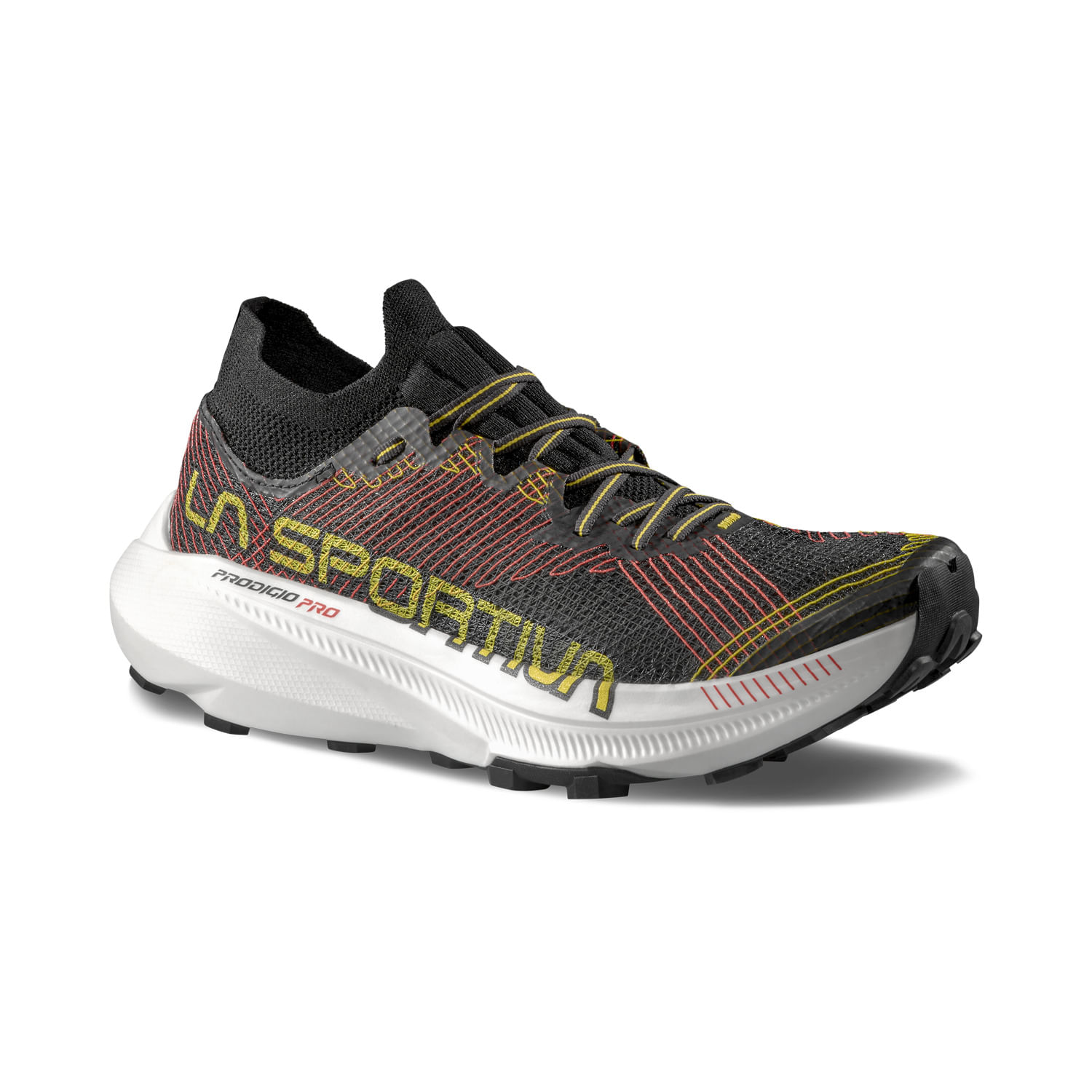 La Sportiva Prodigio Pro Chaussures de trail black/yellow 41.5 - Transa.ch