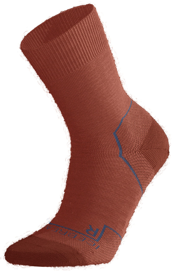 Icebreaker Mens Hike+ Light Crew Socks ember/kyanite/molten L - Transa.ch