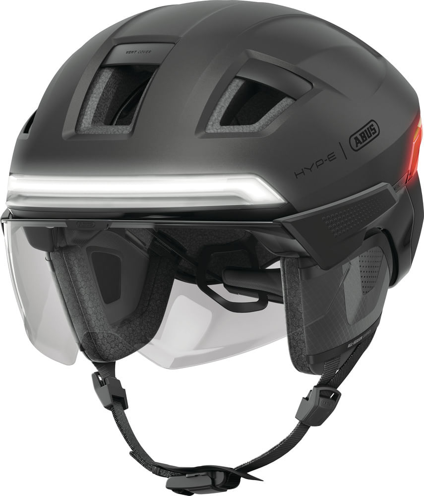 Abus Hyp-E ACE Cycling helmet volcano titan L - Transa.ch