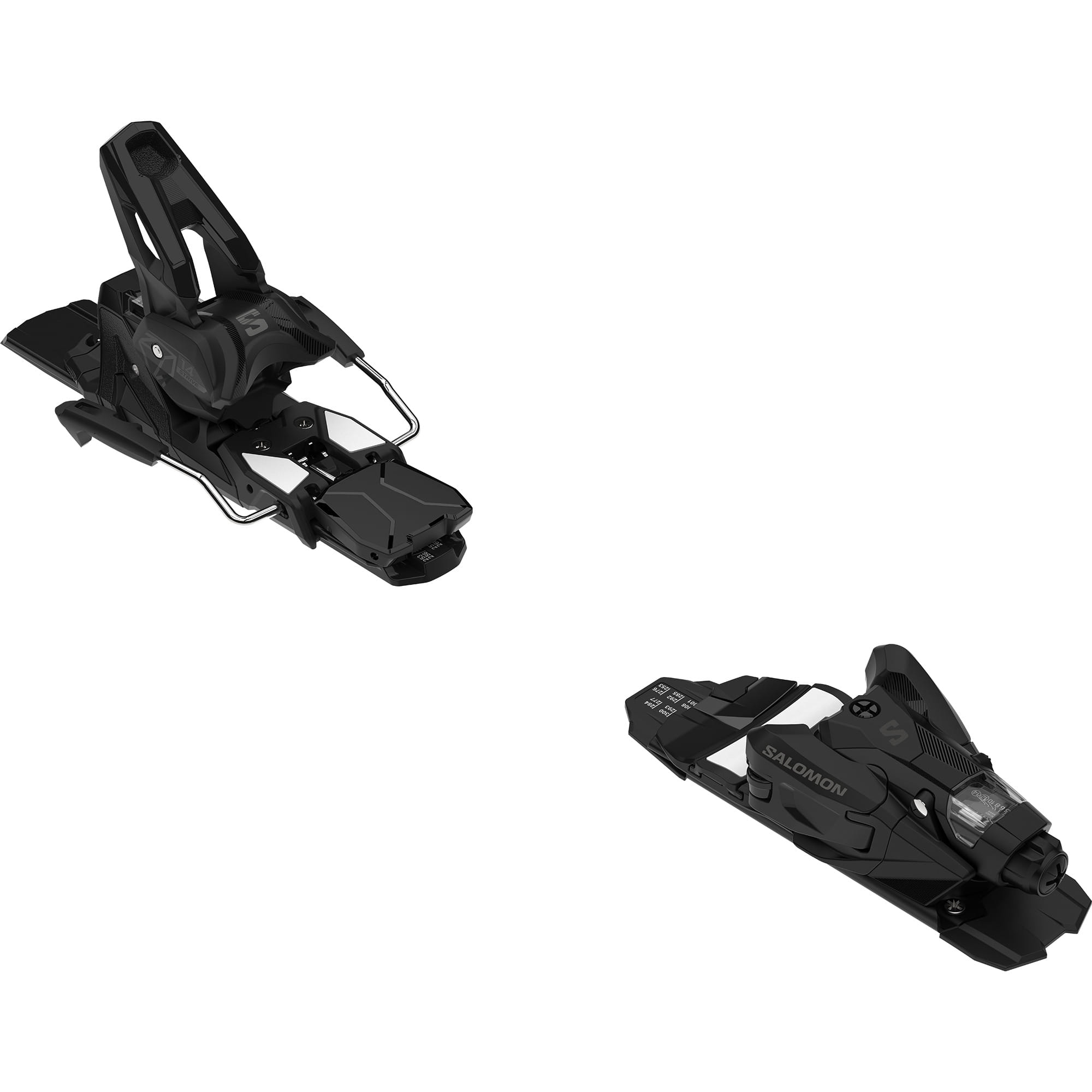 Salomon Strive 14 MN Demo Skibindung Black / Shale Met 100 mm - Transa.ch