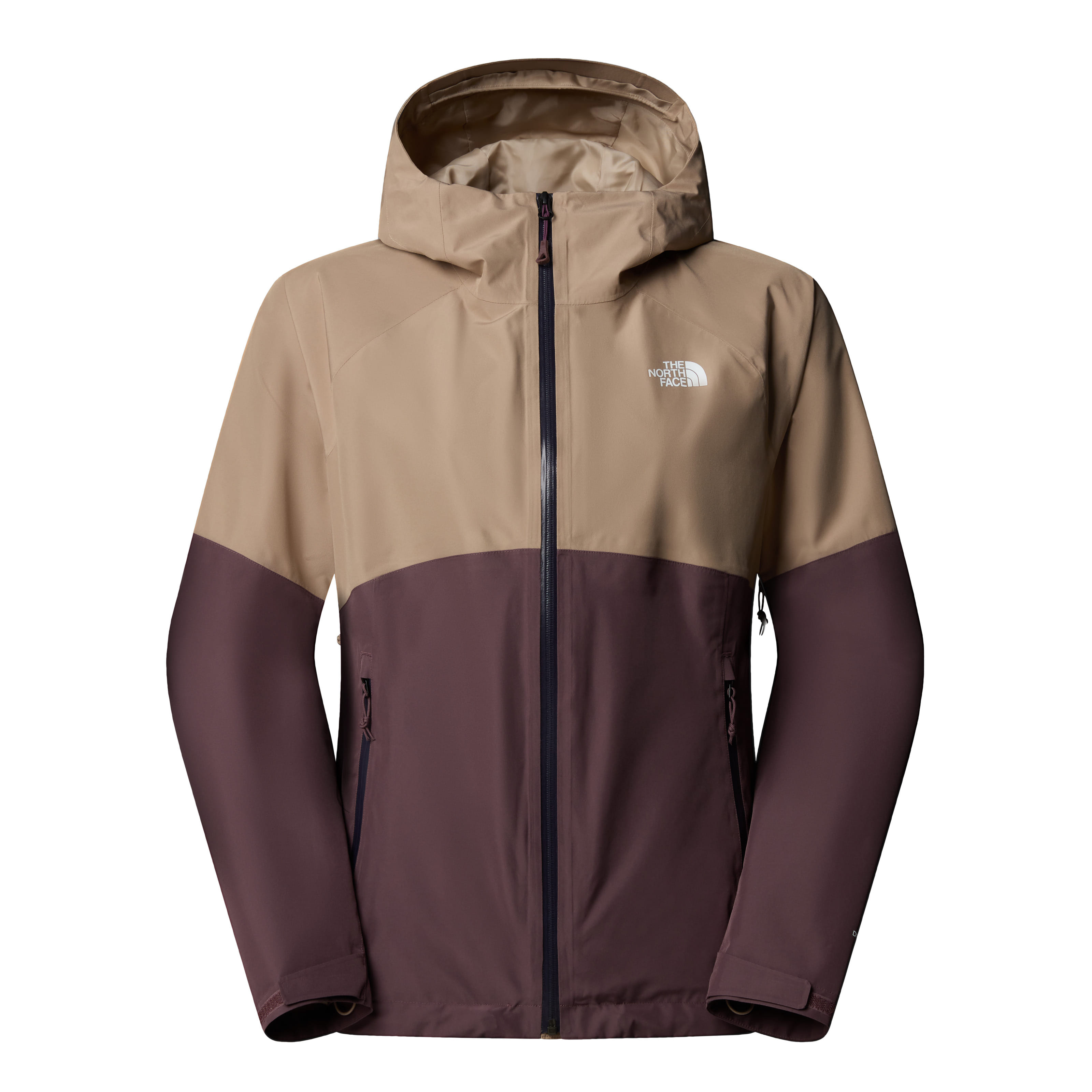 The North Face W Diablo Dynamic Zip-In Jacket Regenjacke mushroom grey ...