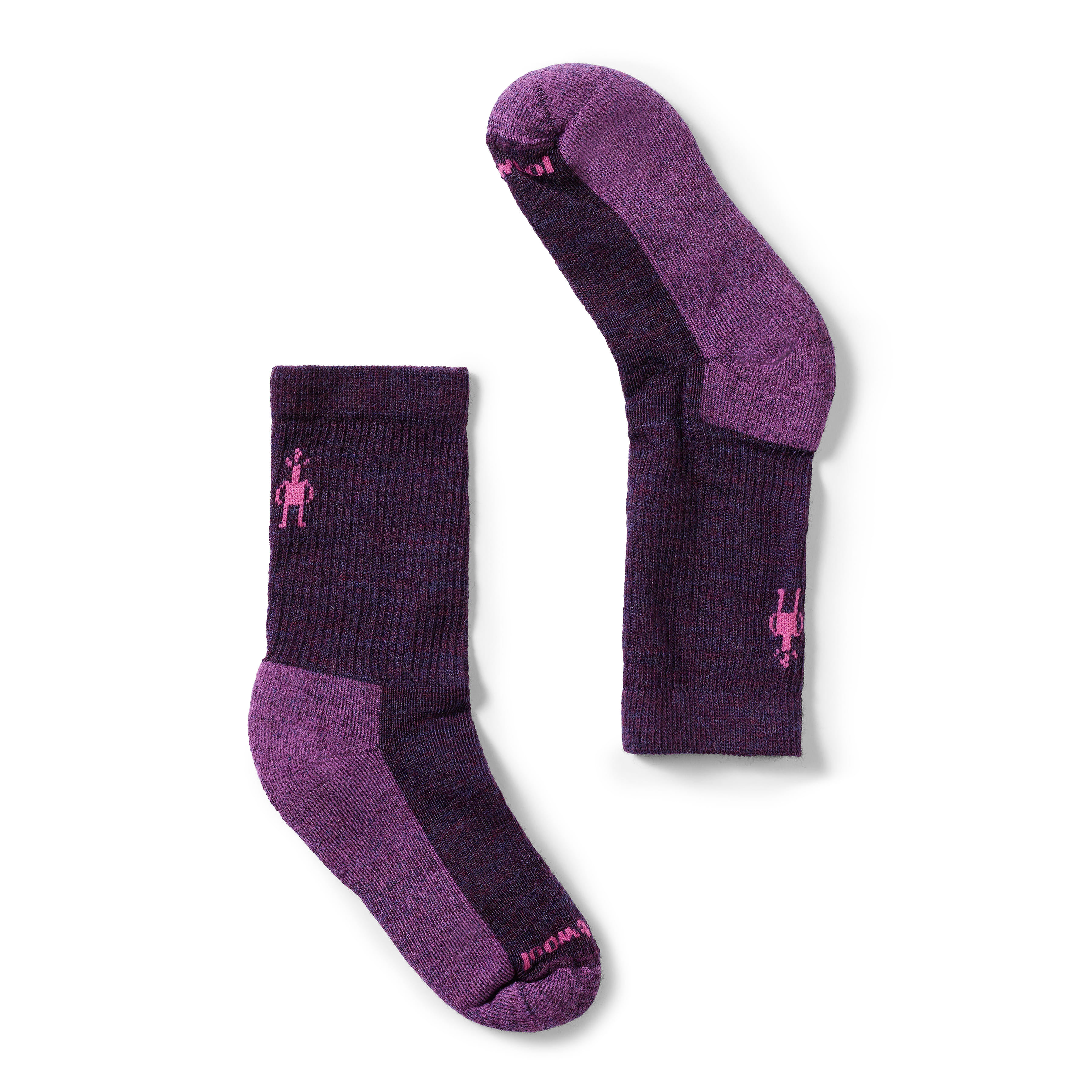 Smartwool Kid's Hike Light Cushion Crew Socken purple iris S - Transa.ch