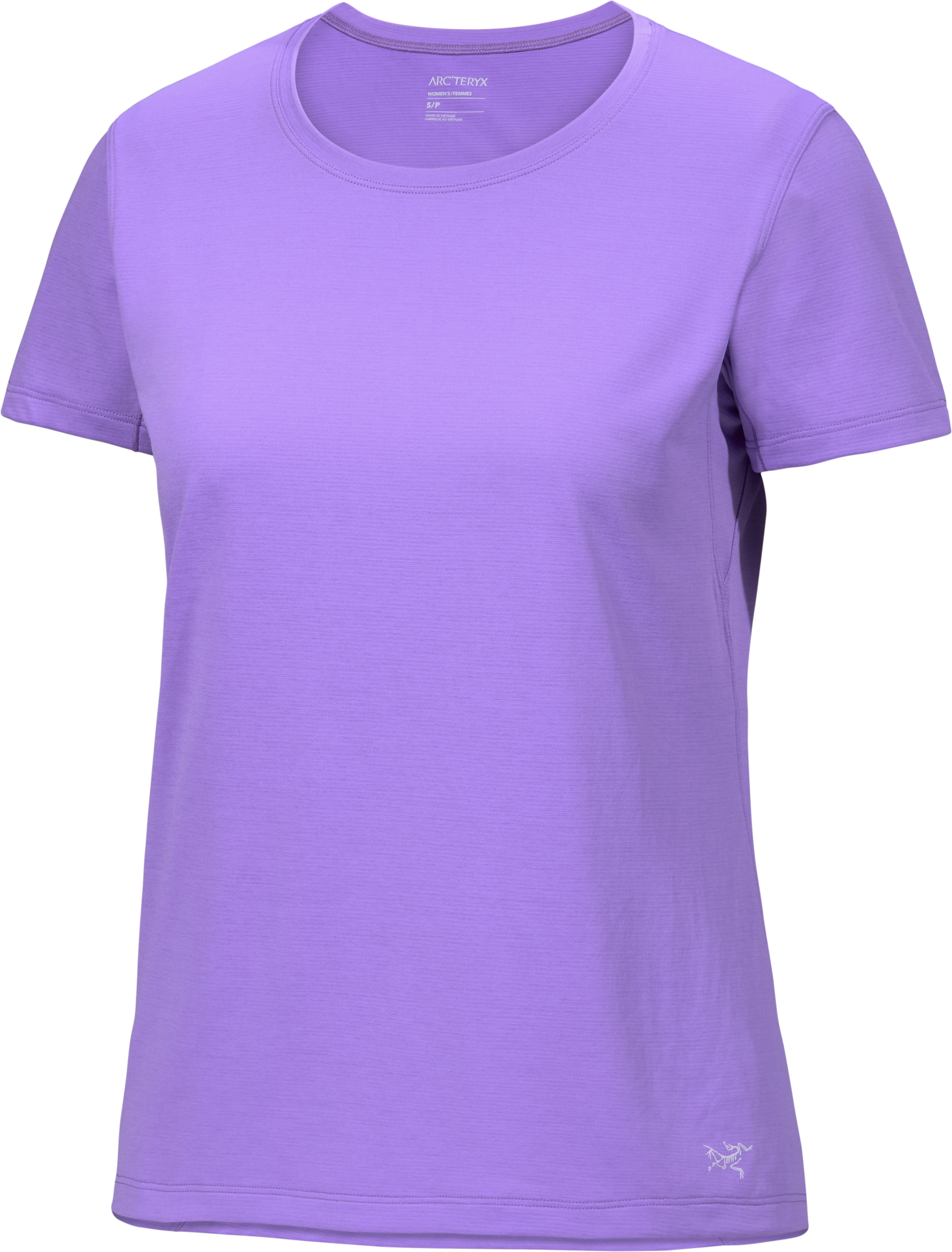 Arc'teryx Taema Crew SS W T-Shirt aster heather L - Transa.ch