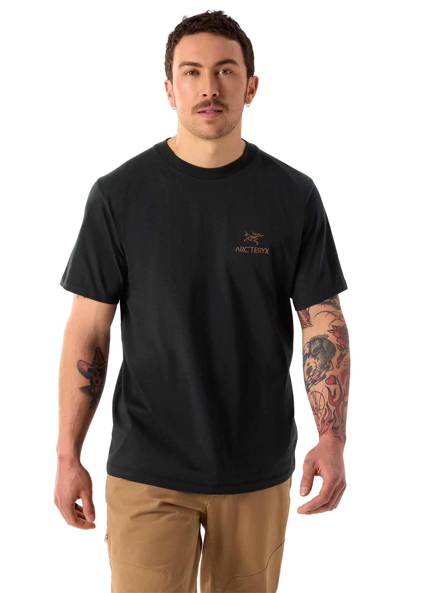 Arc'teryx Kragg SL Cotton Bird Word SS M T-Shirt L 24k black - Transa.ch
