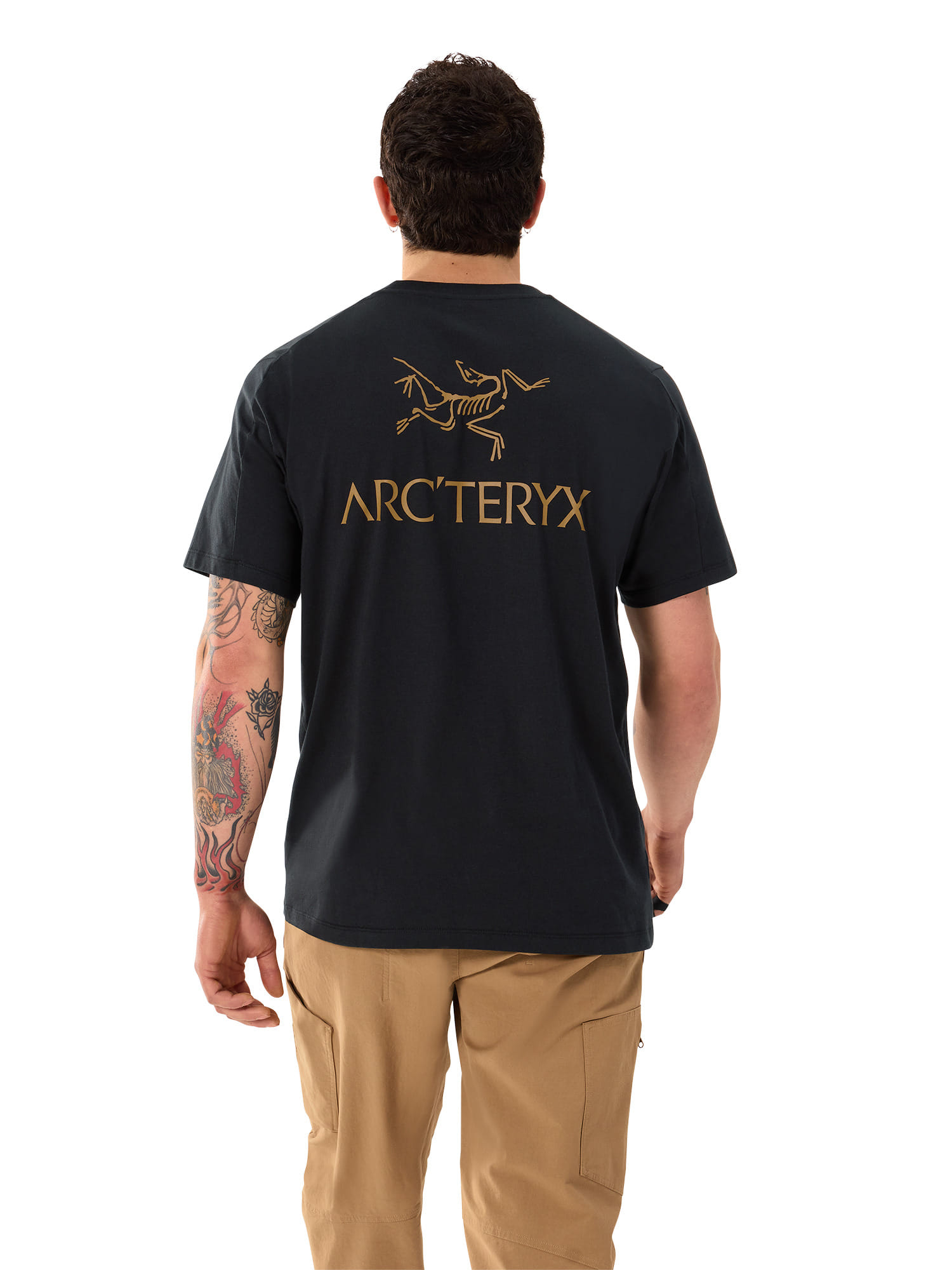 Arc'teryx Kragg SL Cotton Bird Word SS M T-Shirt L 24k black - Transa.ch