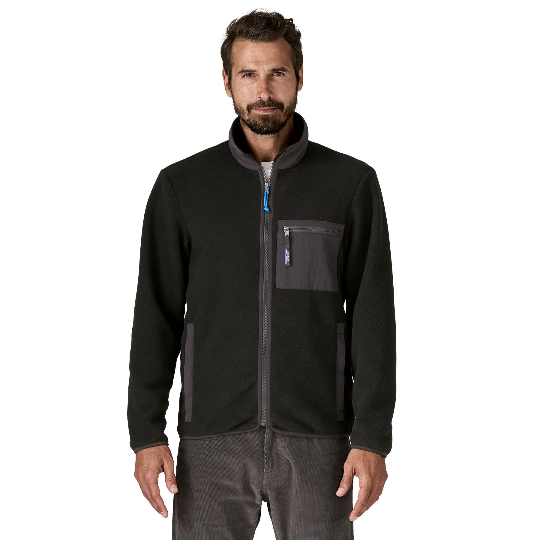 Patagonia M's Synch Jkt Fleecejacke black solid S - Transa.ch