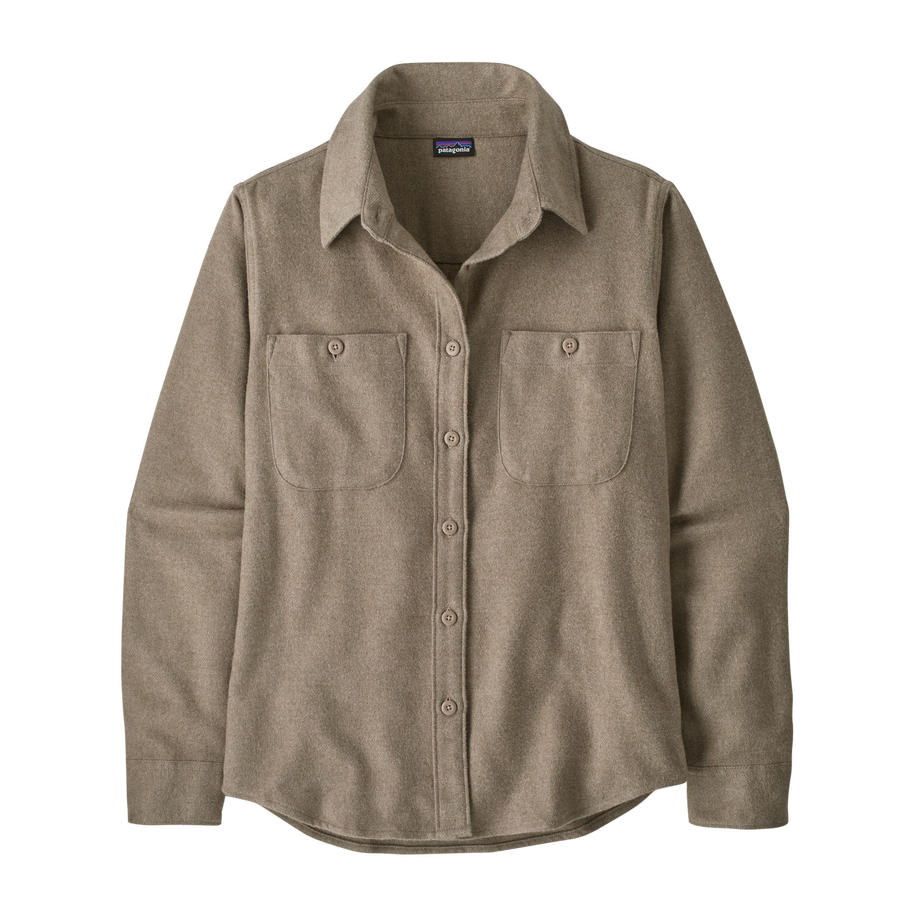 Patagonia W's Fjord Flannel Shirt Hemd whole weave: seabird grey M ...