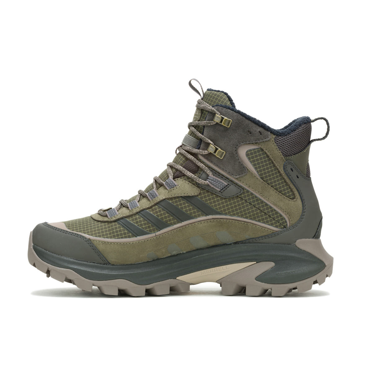 Merrell M Moab Speed 2 Thermo Mid WP Winter shoes olive 8.5 US Men ...