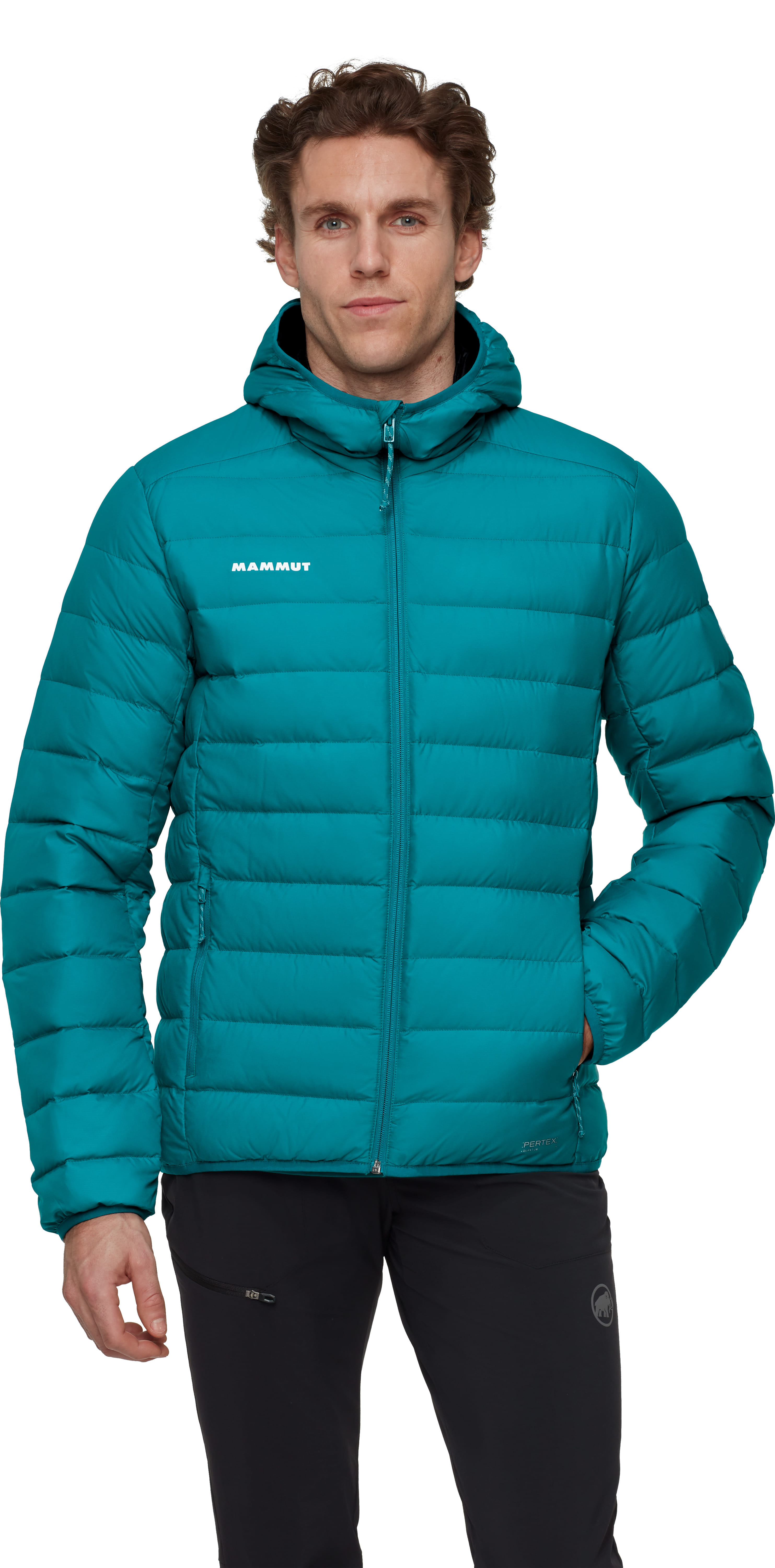 Mammut Waymarker IN Hooded Jacket Men Down jacket deep teal/black XL ...