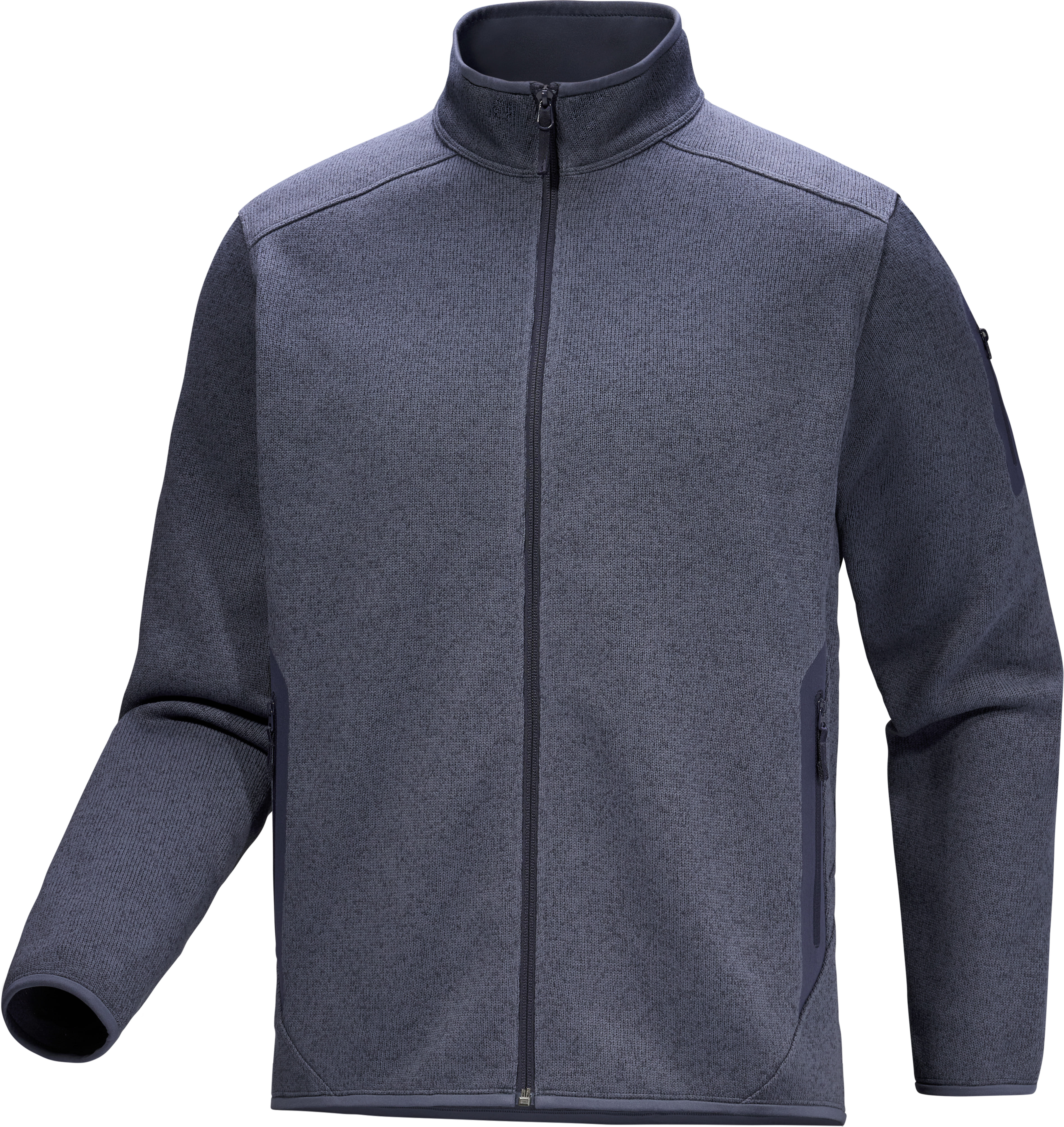 Arc'teryx Covert Cardigan M Fleece jacket dk stratus hthr/blk sapphire ...