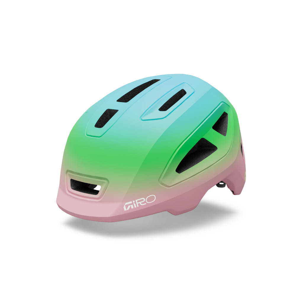 Giro Scamp II MIPS Velohelm matte light pink/green fade XS - Transa.ch