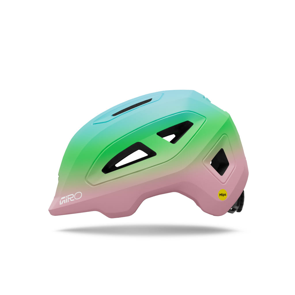 Giro Scamp II MIPS Velohelm matte light pink/green fade XS - Transa.ch