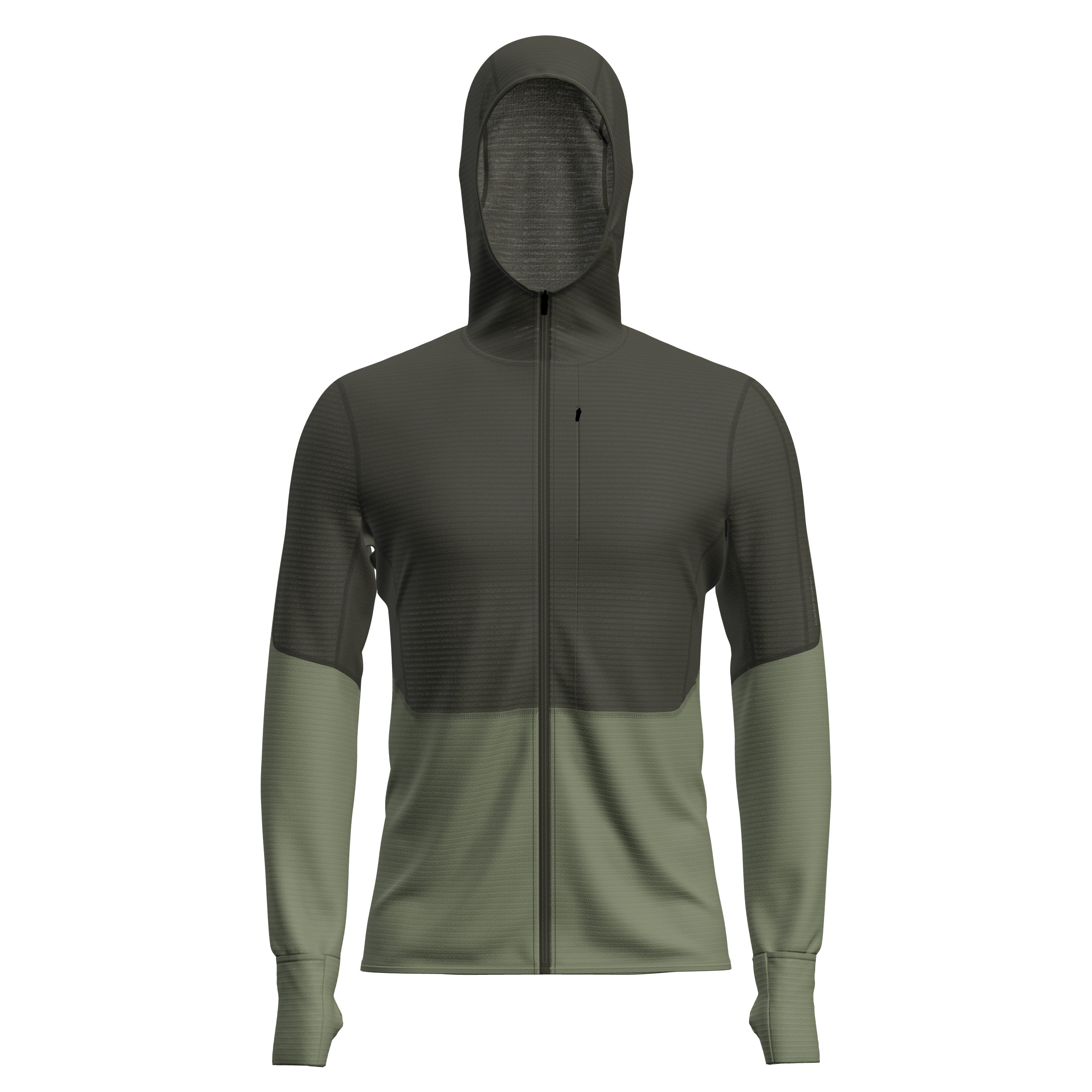 Icebreaker M Merino 200 Realfleece Descender LS Zip H Insulated jacket ...